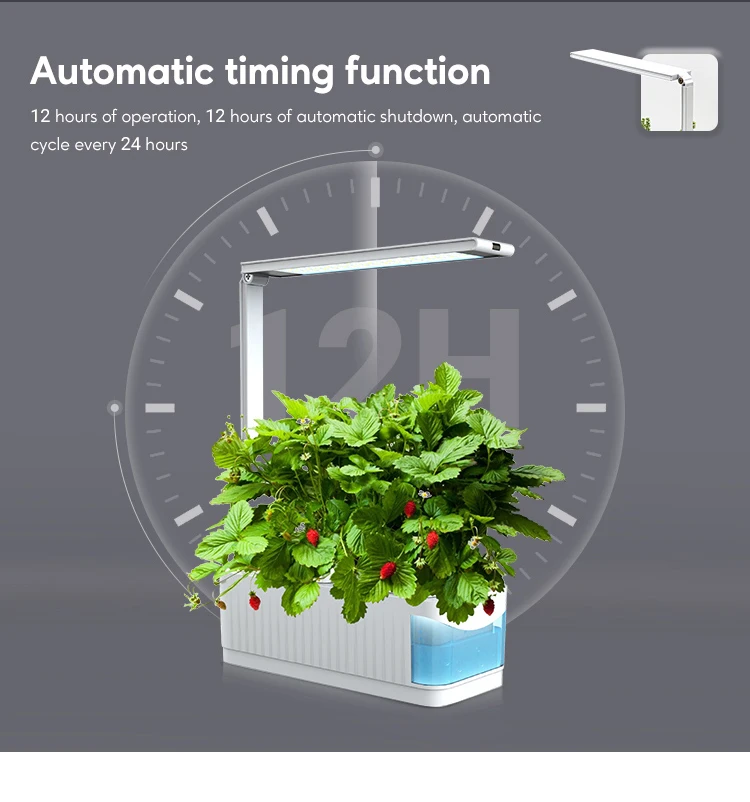 Indoor Horticulture Hydroponic Growing Smart Mini Garden System 5w Led ...