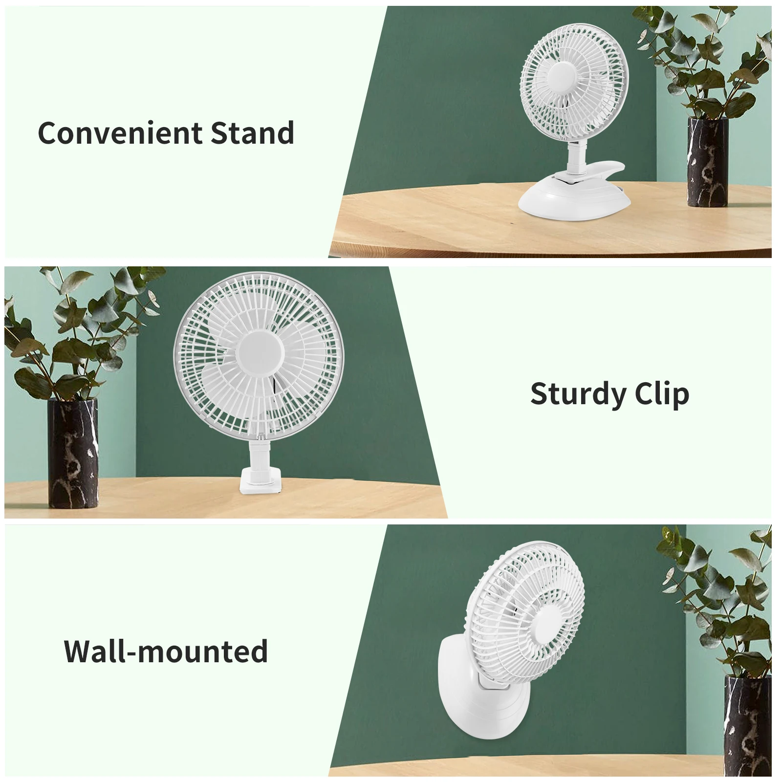 Fancy Design 360 Rotation Allows Safety Grille White Table Top Mini ...