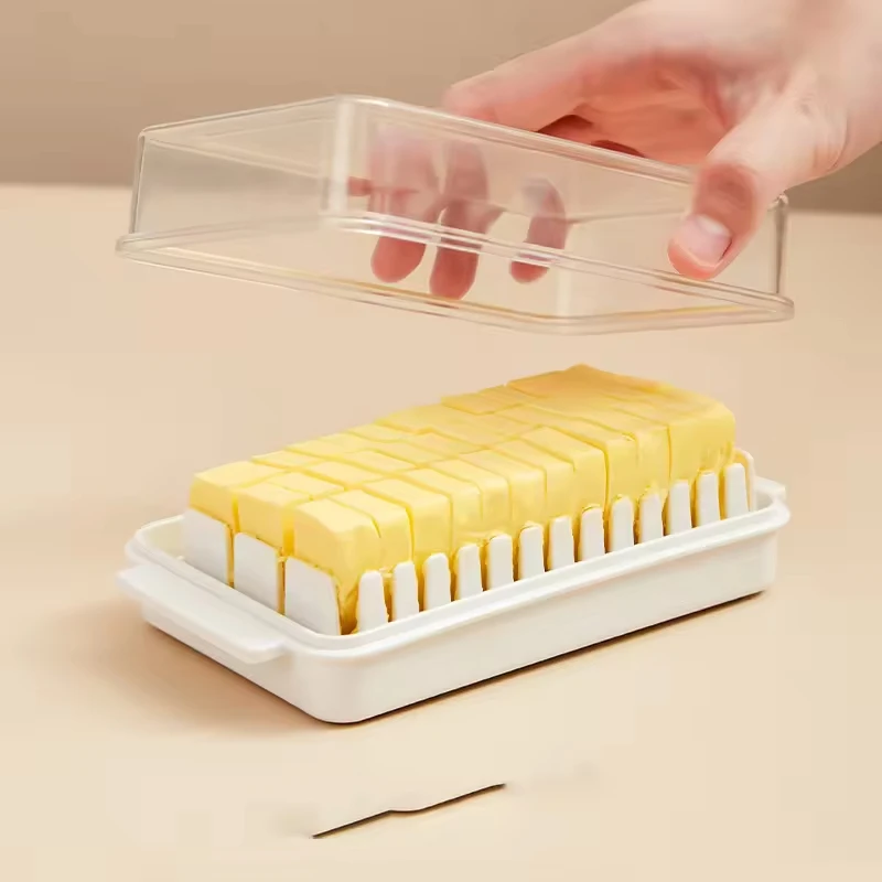 Multipurpose Cheese Butter Cutting Storage Container Butter Cheese ...