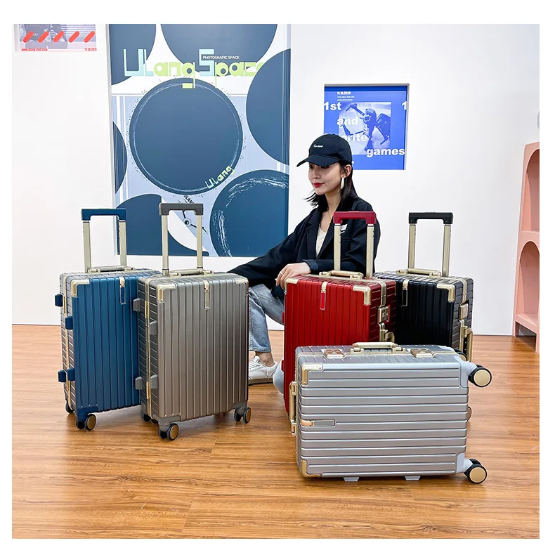 Luggage Bag with Wheels Waterproof Lightweight Suitcases Carry on Travel Rolling Luggage with ...