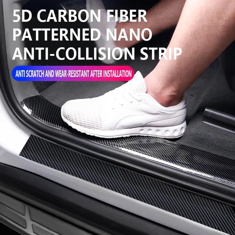 Car Universal Body Decals Film Nano Waterproof Repeated Use 5D Black ...