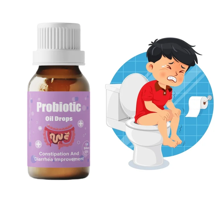 Private Label Probiotic Oil Drops Digestive Comfort & Intestinal Health ...