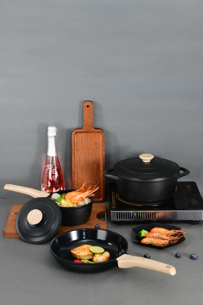OEM Induction Pots Sets Nonstick Cookware Non-Stick Pans Aluminum ...