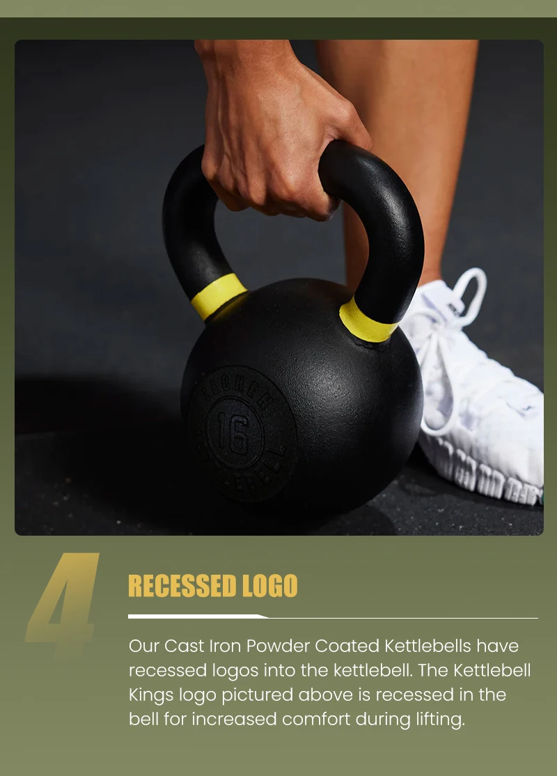 4kg 16kg 20kg 48kg Engraved Kg Lb Gym Kettlebell Weight Yoga Fitness Customize Casting Iron ...