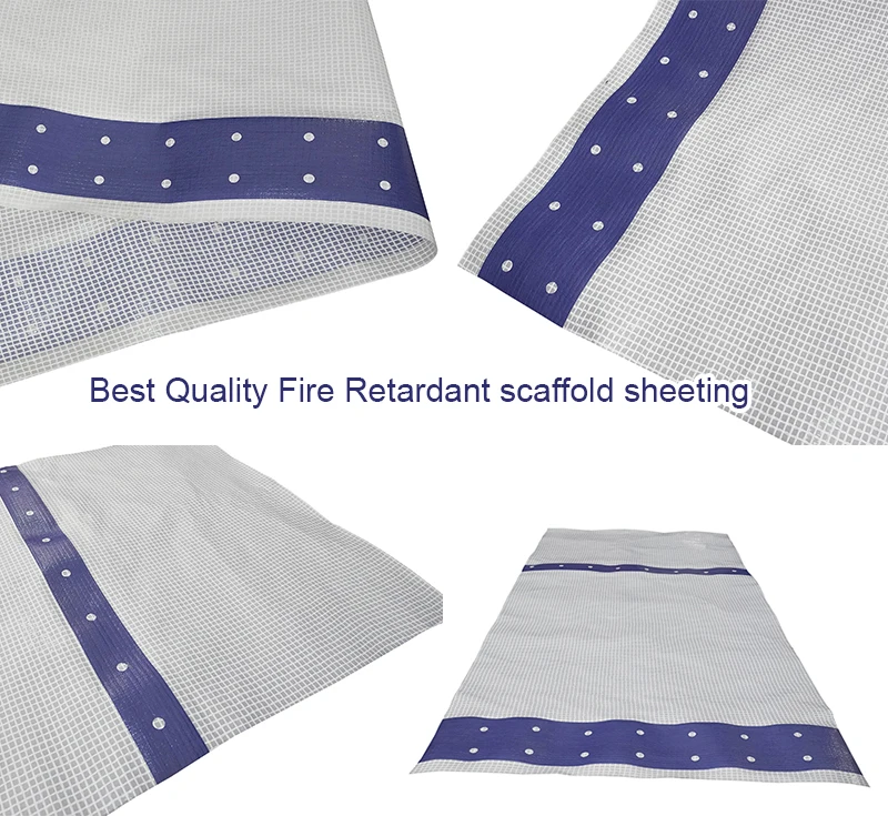 Clear Scaffold Sheeting Tarpaulin Uv-stabilized 170gsm 2m X 45m ...
