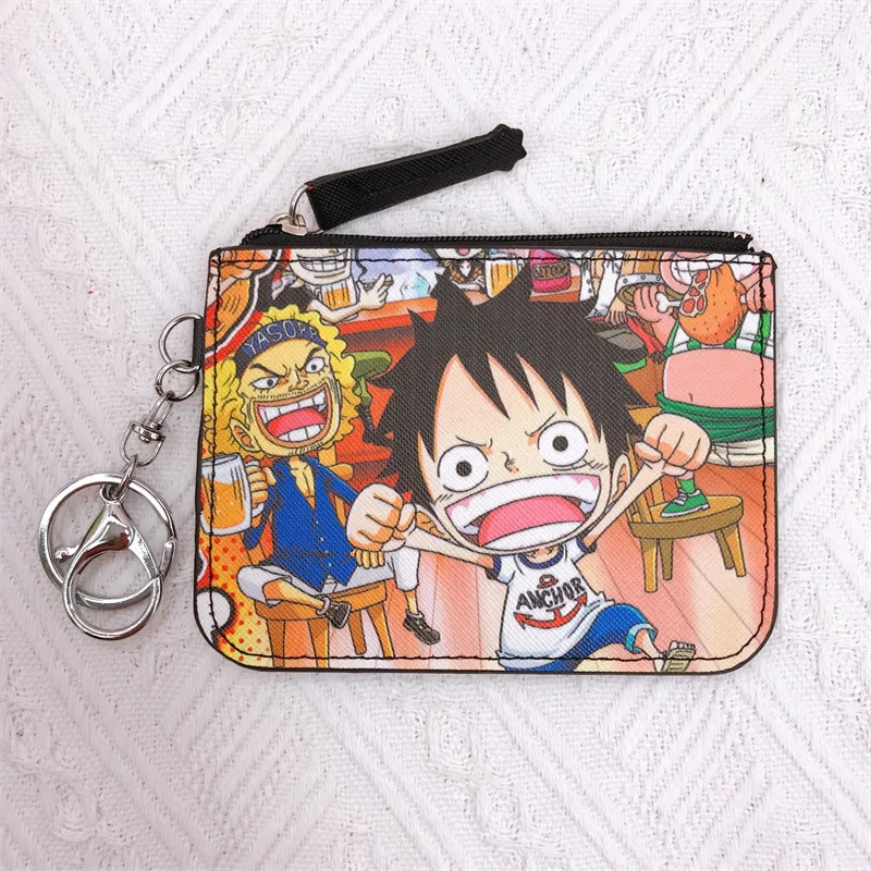 Linda Cartoon Cute Anime Wallet One Piece Character Coin Purse Student ...