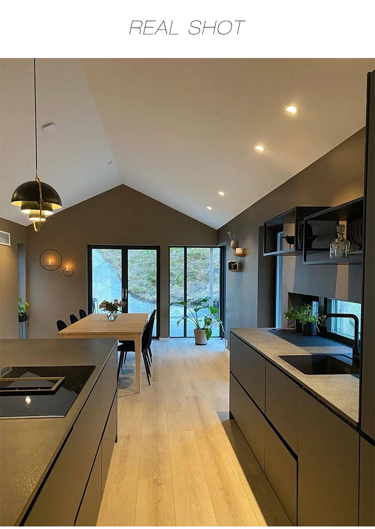 Modern Acrylic Kitchen Design Unit Cabinet Door Modular Lacquer Kitchen ...