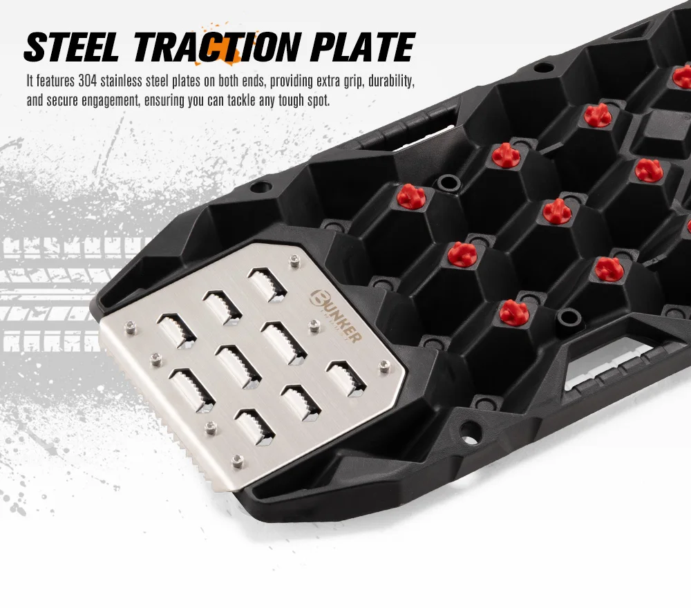 BUNKER INDUST Recovery Tracks - Durable 25T off-Road Traction