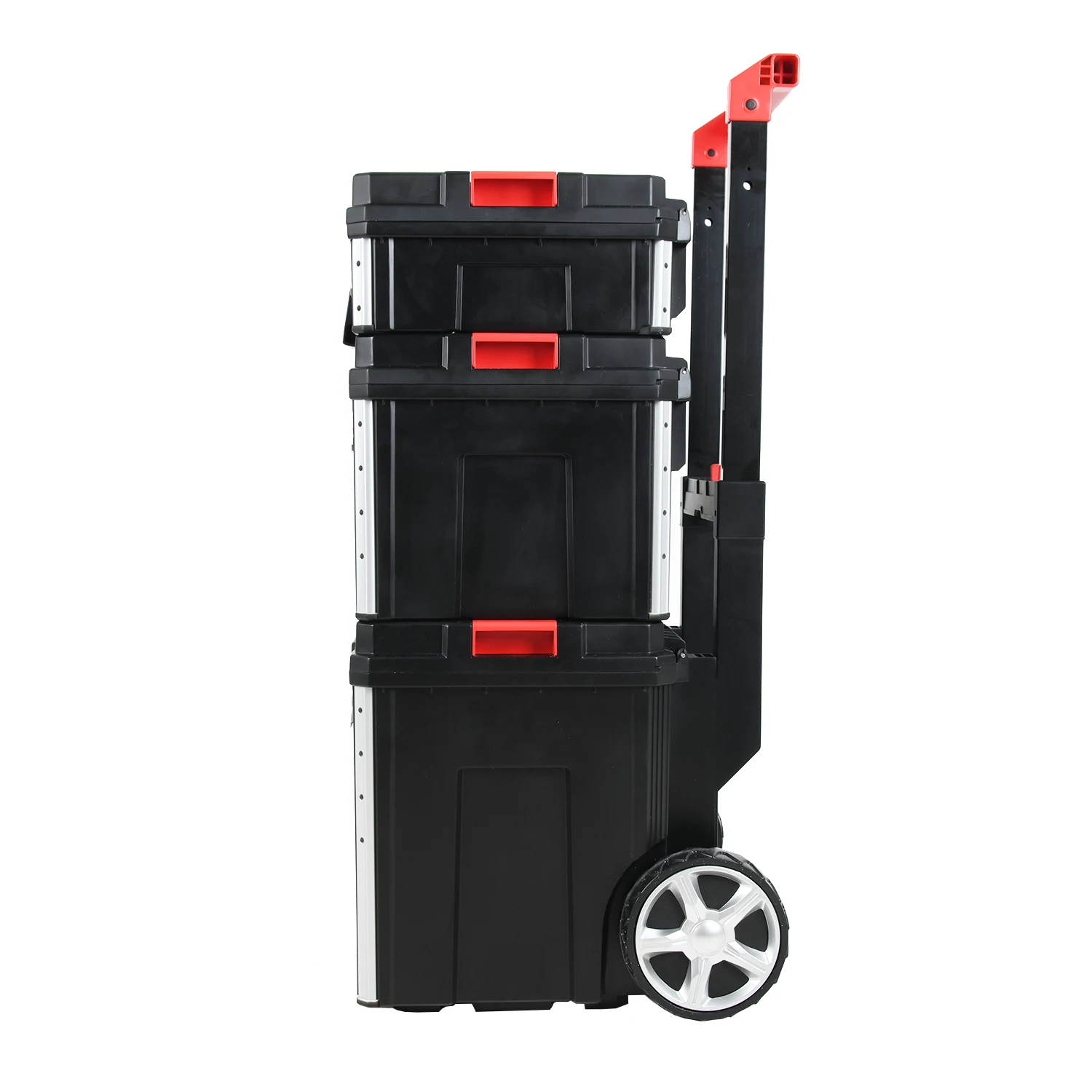 Vertak Hand Trolley Stackable Tool Box Set Iron And Pp Plastic Mobile ...