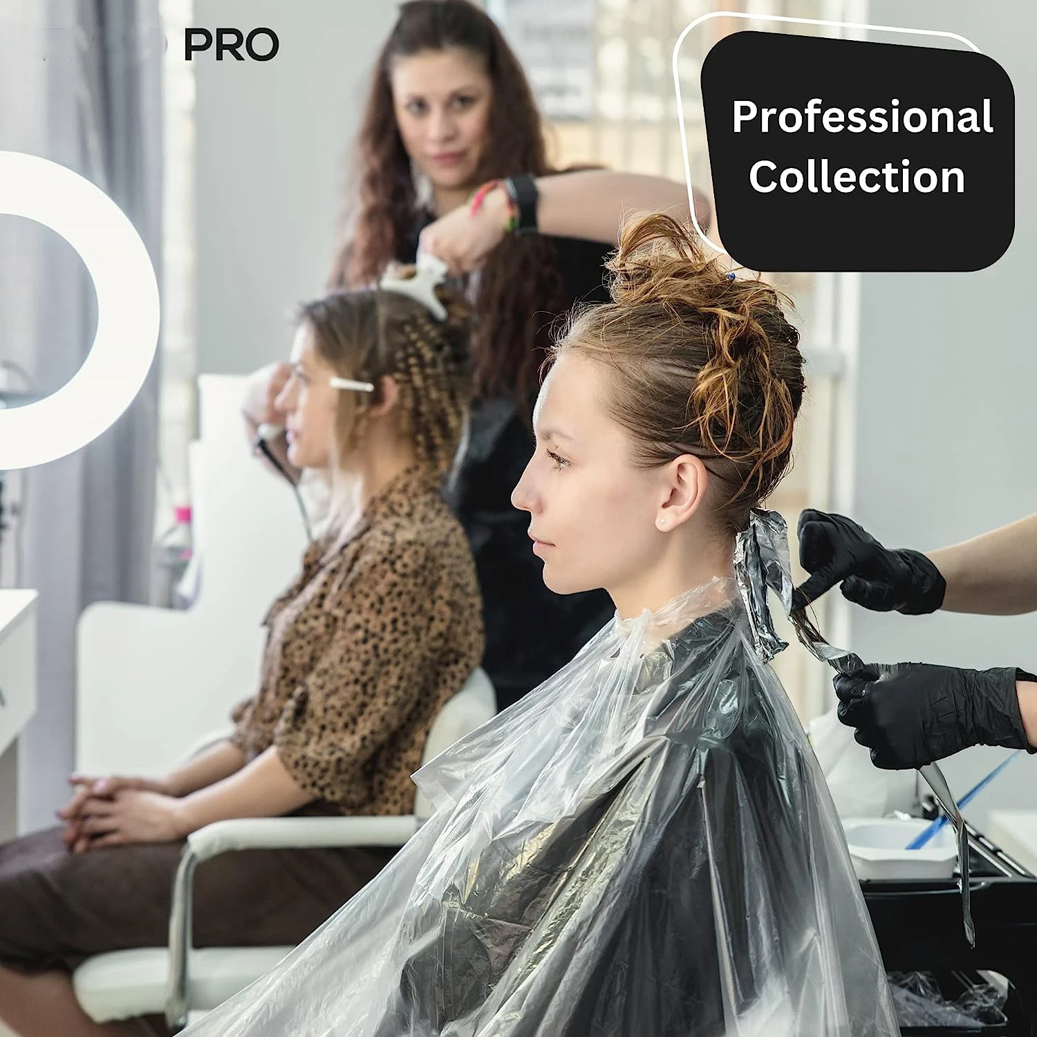 Custom Color Embossed Hairdressing Foils Pre-cut Disposable Aluminium ...