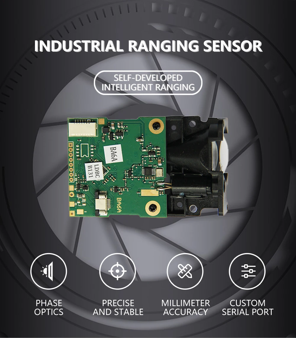 100m Bluetooth Module Distance Sensor Laser Infrared Detector Long ...