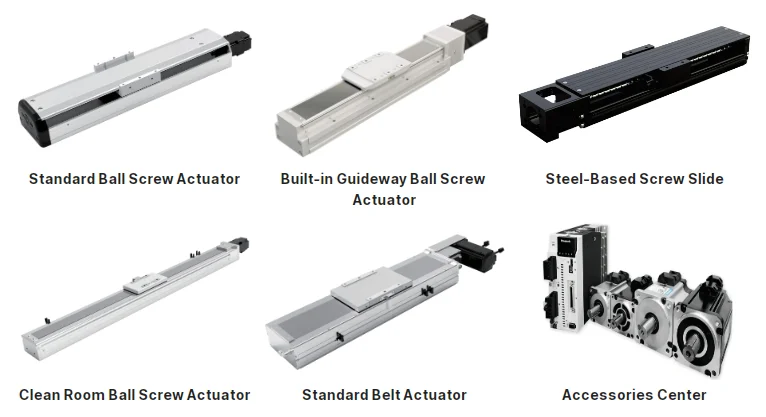 Double Rail Support Flip Load Optional Servo Motor Ball Screw Linear Guide Linear Guide Rail Set ...