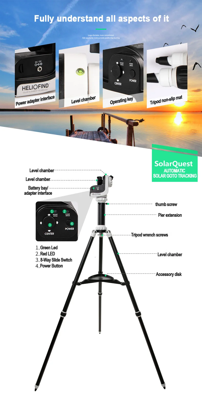 Skywatcher SOLARQUEST - Precision Solar Tracking Mount