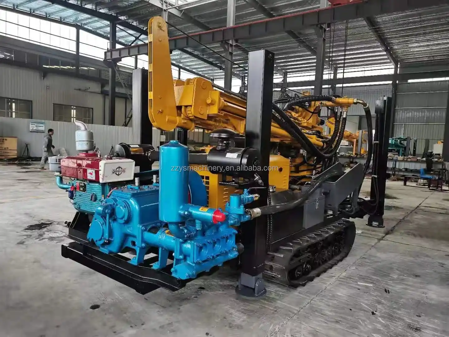 300m Crawler Mounted Water Drilling Rigs Deep Well Machine Drilling ...