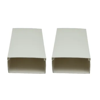 Pvc Surface Mounted Flat Plastic Wire Channel Square Home Furnishing ...