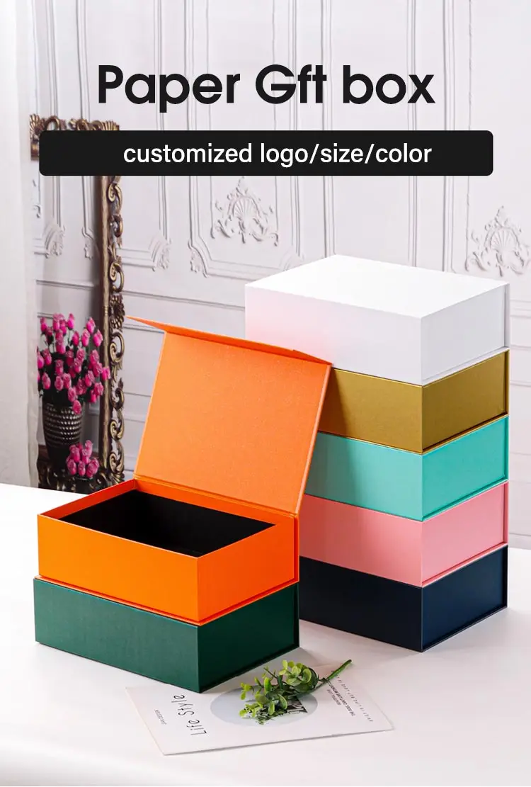 Carton Folding Magnetic Gift Box Packaging Craft Paper Gift Box Custom ...