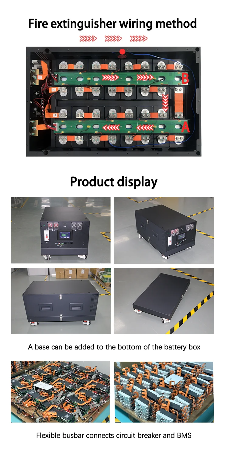 JK BMS Stackable Battery Case with Integrated Fire Extinguisher