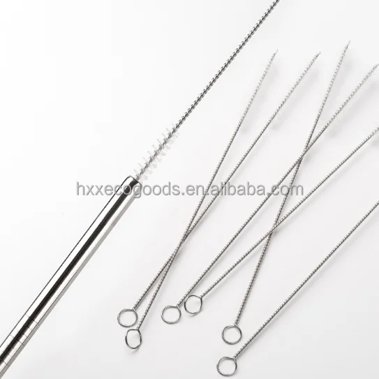 Retractable Bubble Tea Metal Straw Collapsible Stainless Steel Drinking ...