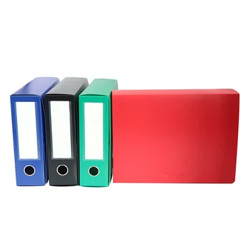 A4 Portable Plastic Pp Storage File Box Document File Data Archives ...