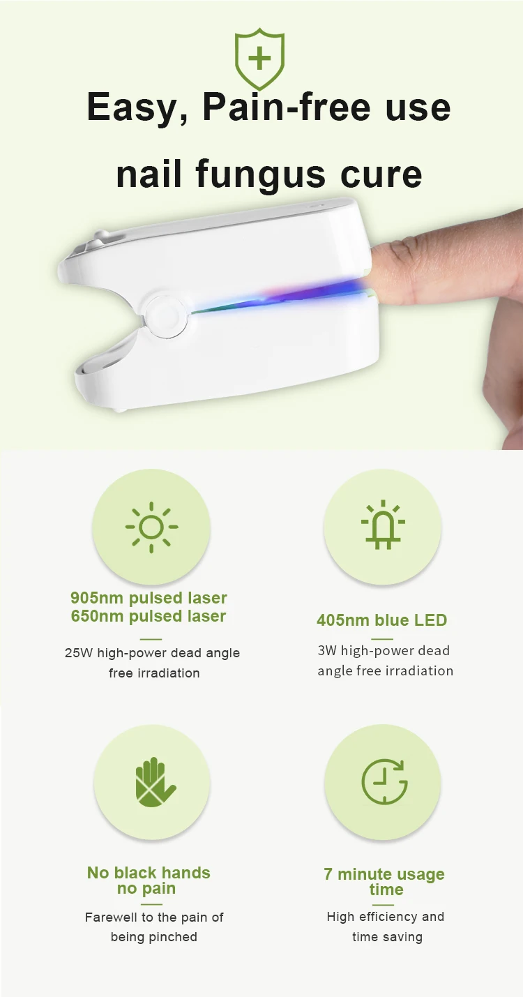 Nail Fungus Remove Laser Treatment Device 905nm 650nm 405nm Nail ...