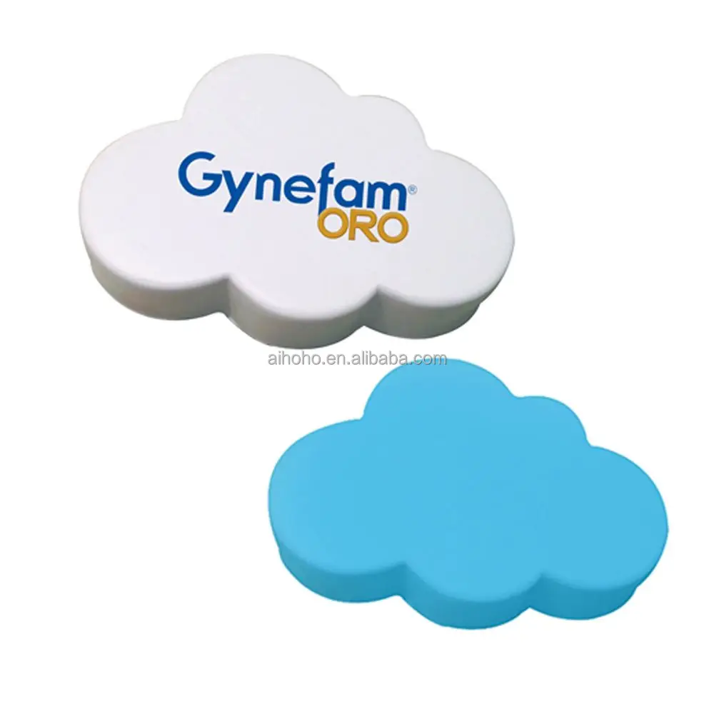 Promotional PU Foam Anti Stress CLOUD Shaped Custom Logo Promotional ...