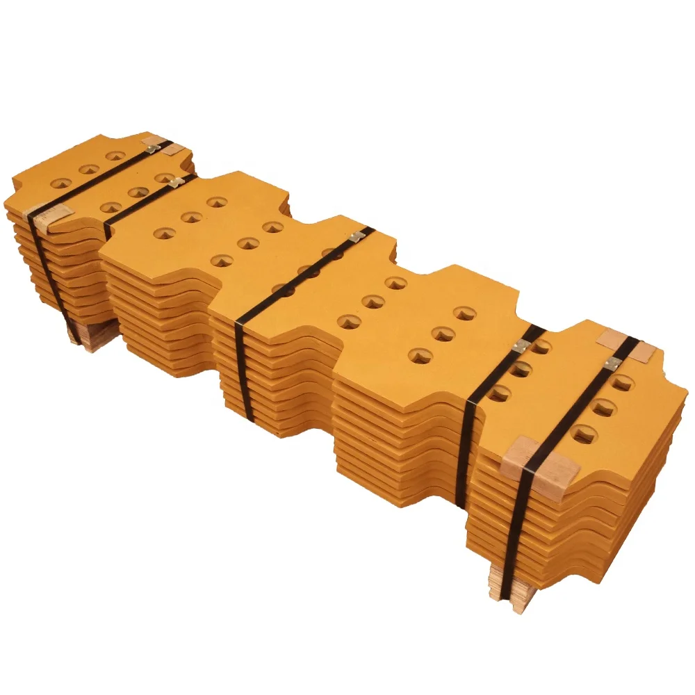 Wheel Loader Bucket Double Beveled Snow Cutting Edges 13 Holes Motor ...