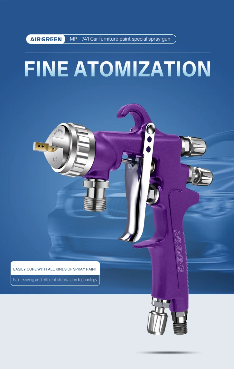 SICOPRO MP-741 Pneumatic Spray Gun Automotive Large Capacity Latex ...
