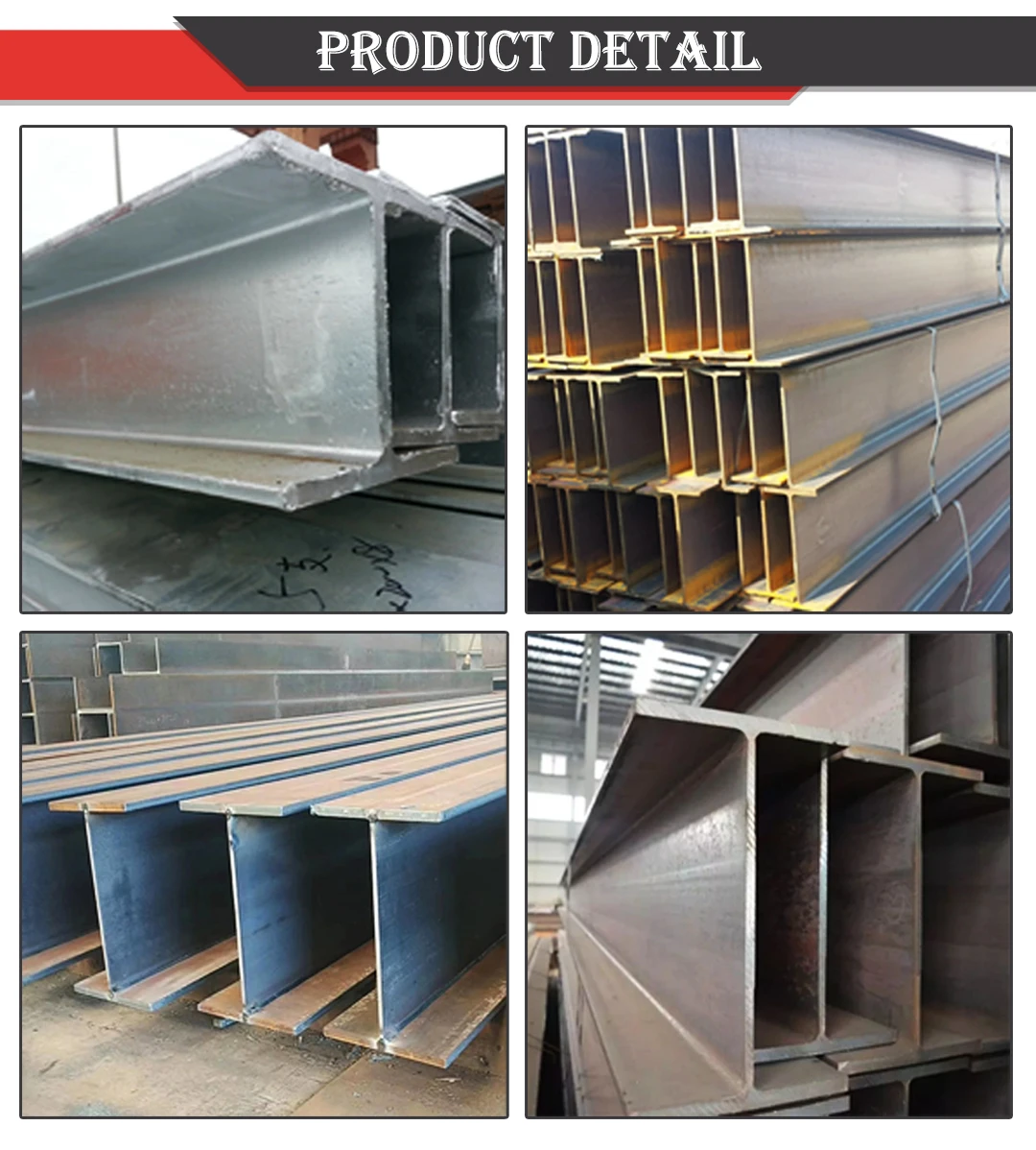 Hot Rolled Steel H Beams For H Beam Q235b I Beam Steel Profiles - Buy H Beam,Steel H-beam,Steel ...