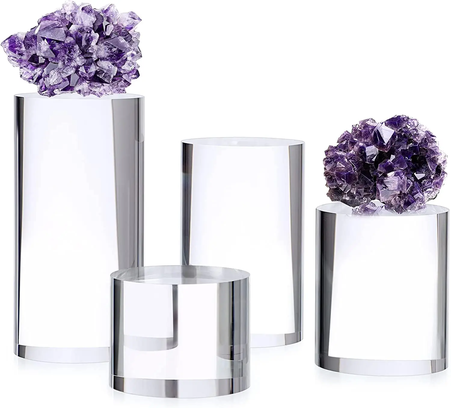 Custom Acrylic Display Stands - Transparent Cylindrical Props