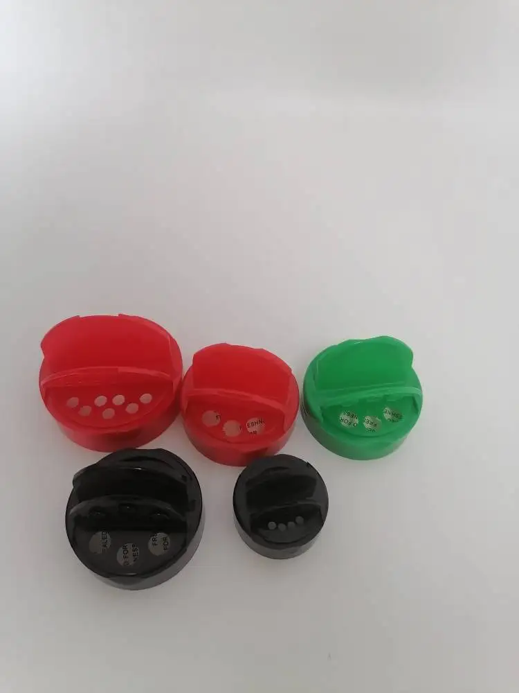 Wholesale Custom 63mm pp Plastic Spice butterfly Cap Double Open Flip ...