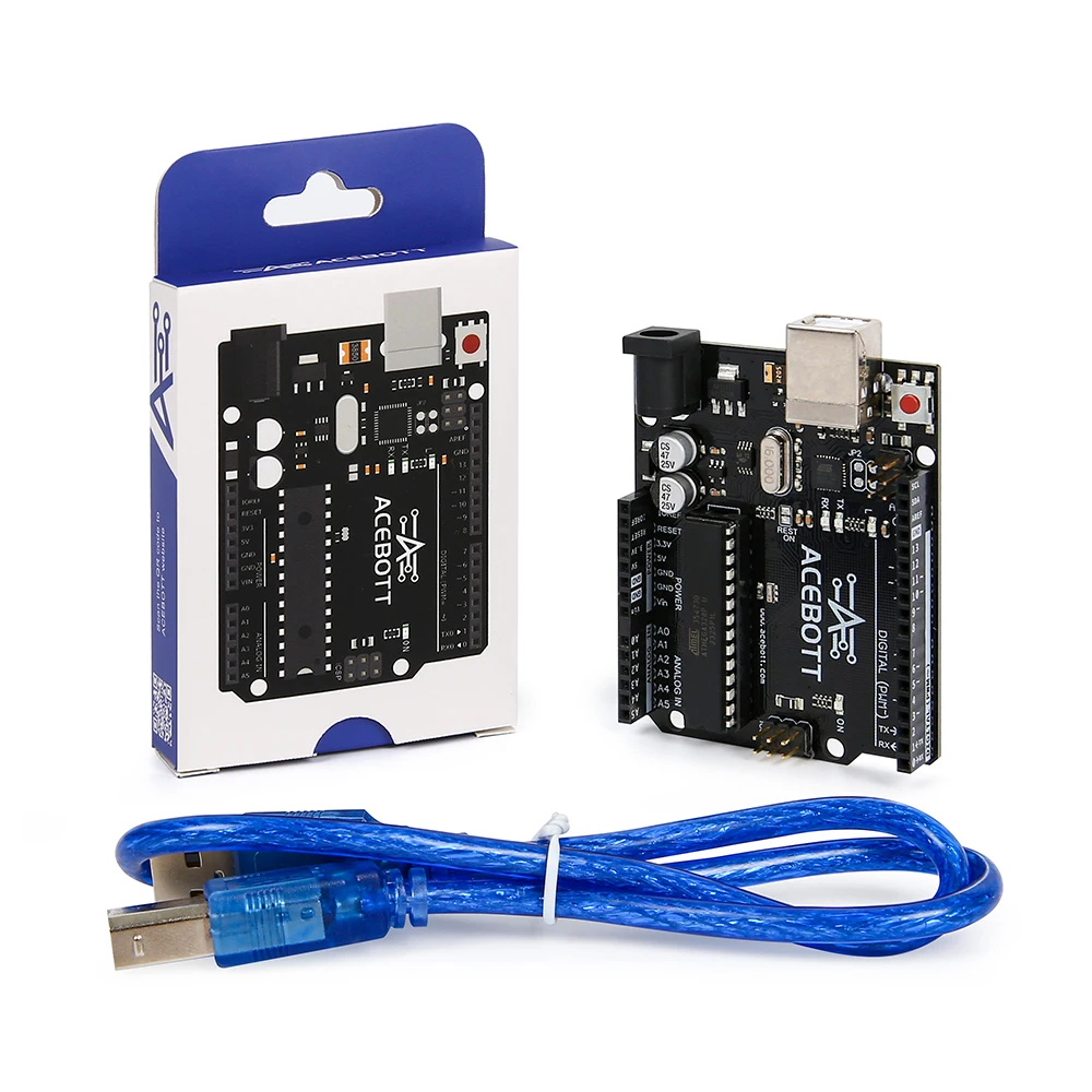 Acebott Development Control Board Atmega16u2 Atmega328p For Arduino Uno R3 - Buy For Arduino Uno ...