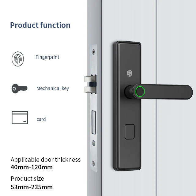 Modern Aesthetrfids Smart Door Lock With Interior Door At Factory ...