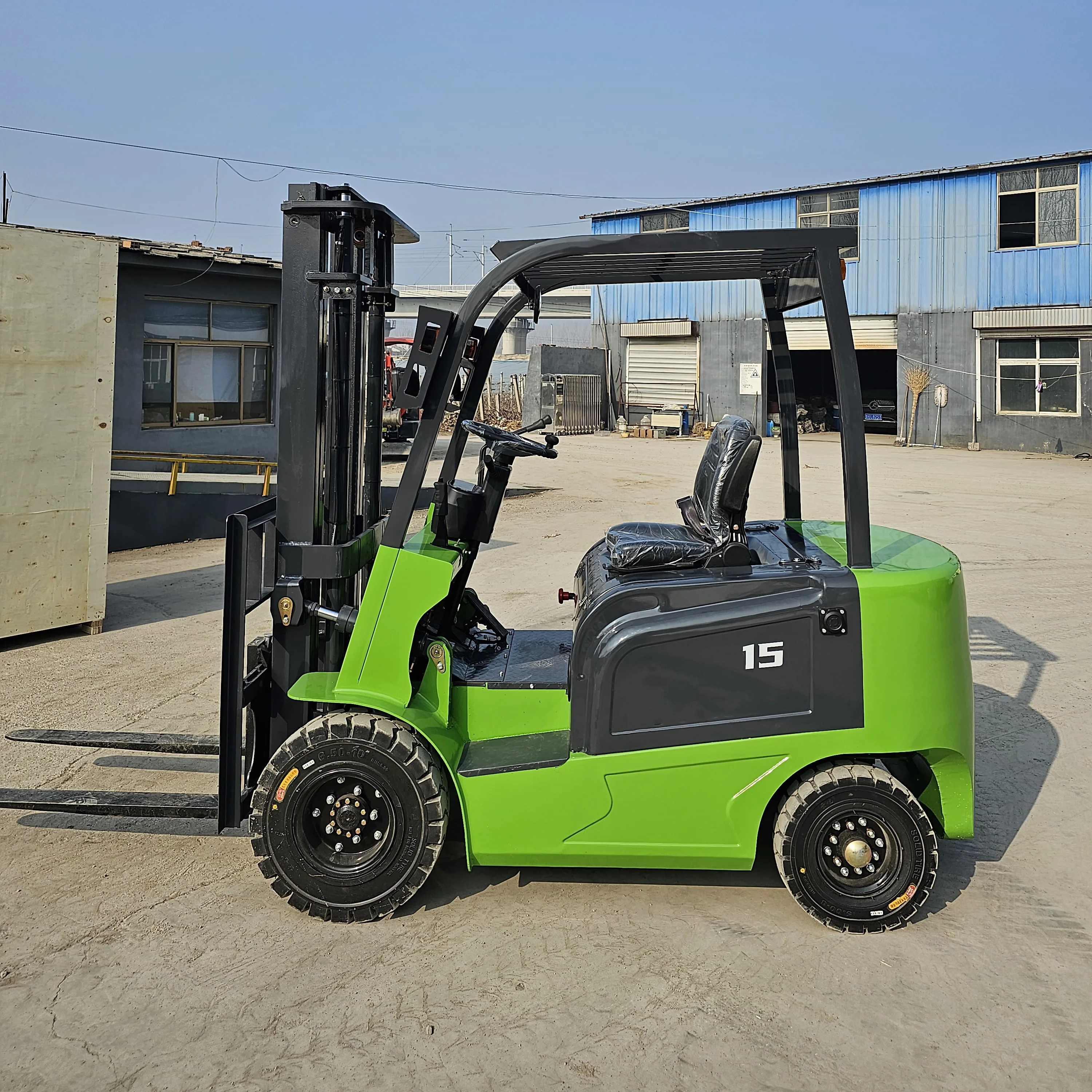 China Forklift Supplier Sale 1ton 1.5ton 2ton 2.5ton 3ton Electric Battery Forklift Truck With ...