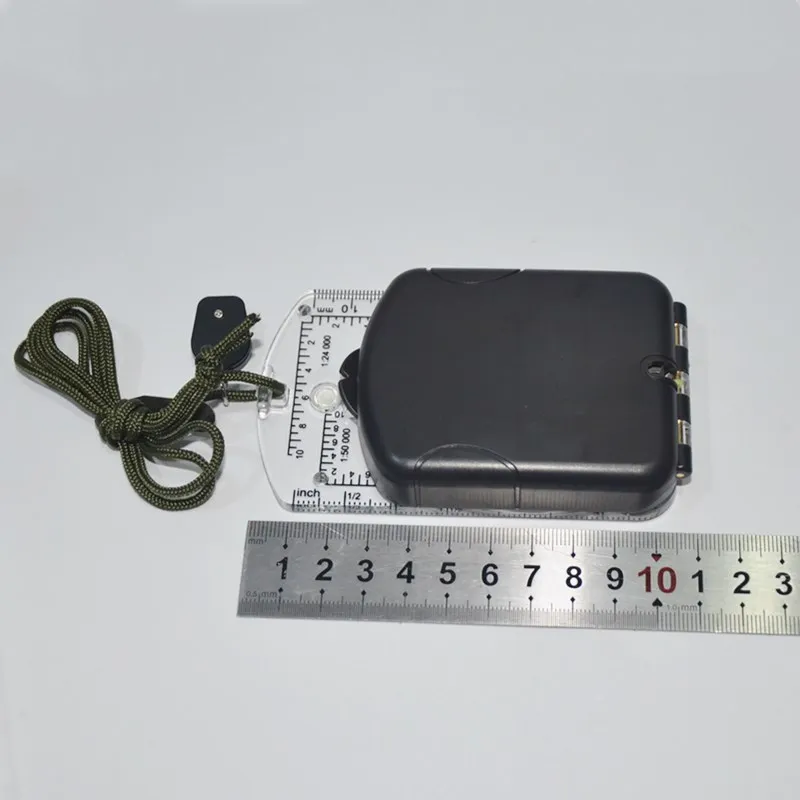 Survival Orienteering Map Compass Sighting Mirror Compass with ...