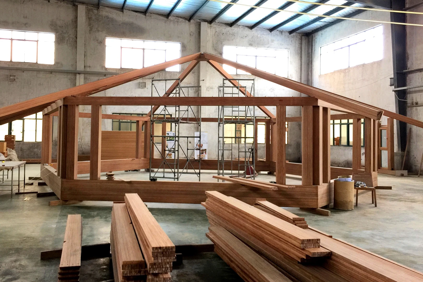 Greezu Curved Bamboo Beam Bamboo House Material Straight Engineered ...