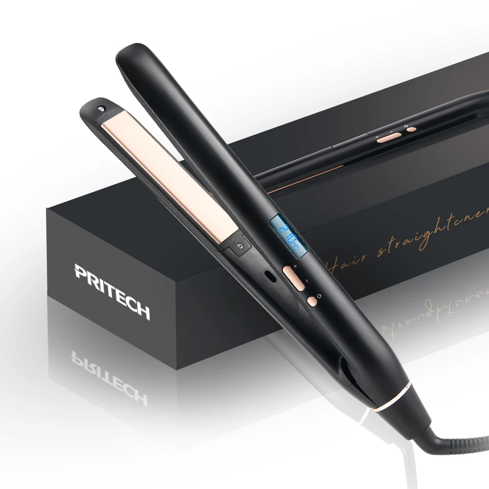 Pritech Factory Wholesale 50w Professional Home-use Ceramic Hair Straightener Electric Flat Iron ...