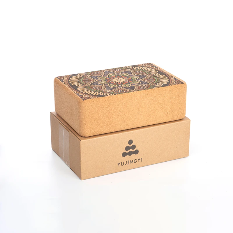 Customized Large Recycled Sturdy Cork Yoga Block - Bricks Yoga