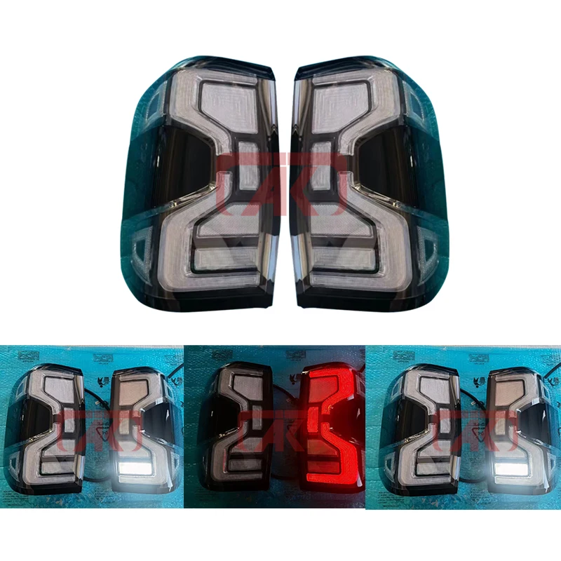 Led Smoked Rear Tail Lights Lamp Taillights for Toyota Land Cruiser ...