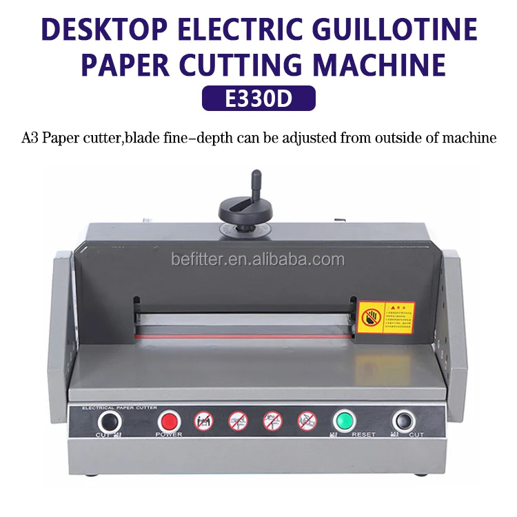 E330D A3 Desktop Electric Paper Cutting Machine - Easy to Operate
