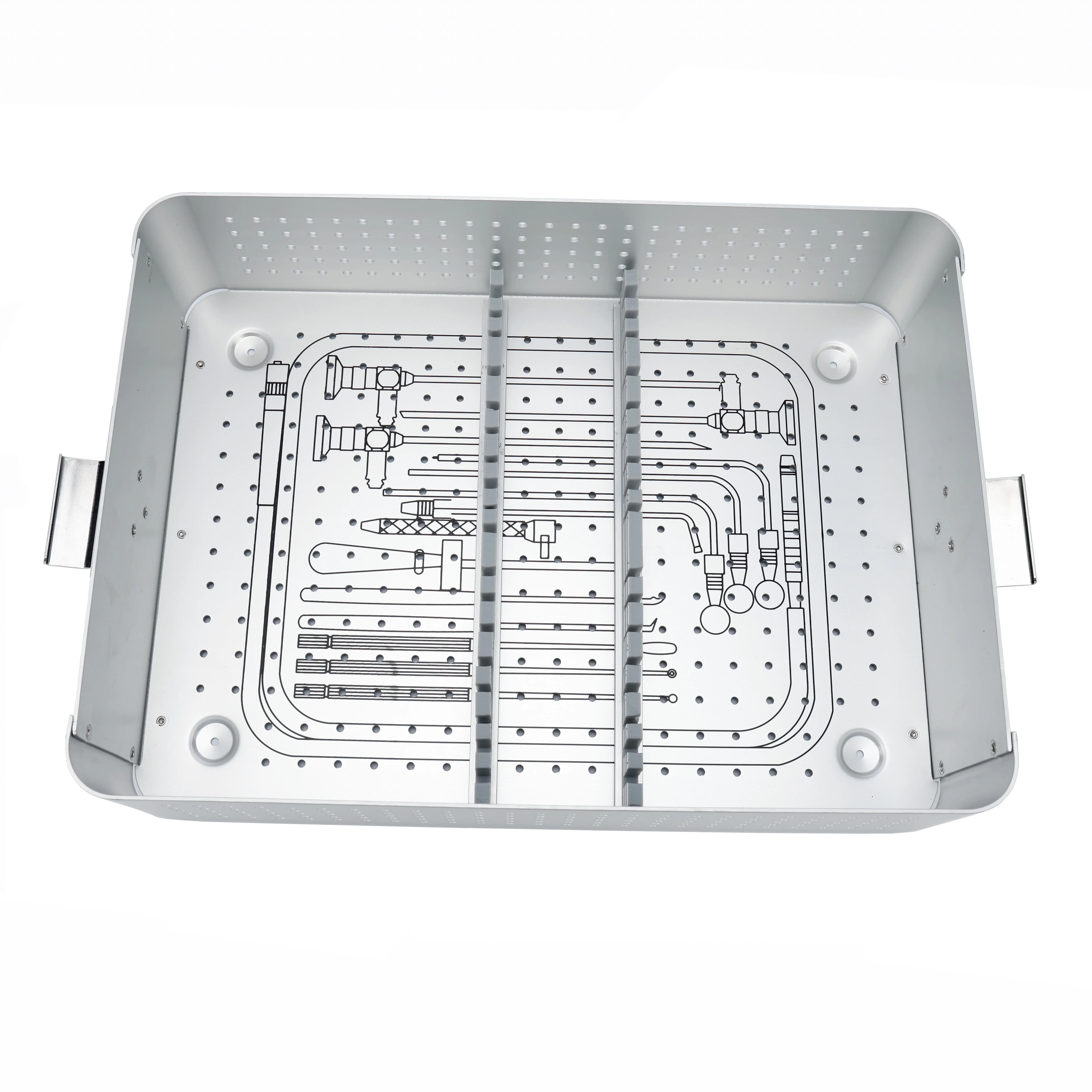 Stainless Steel Arthroscopy Instruments & Sterilization Box
