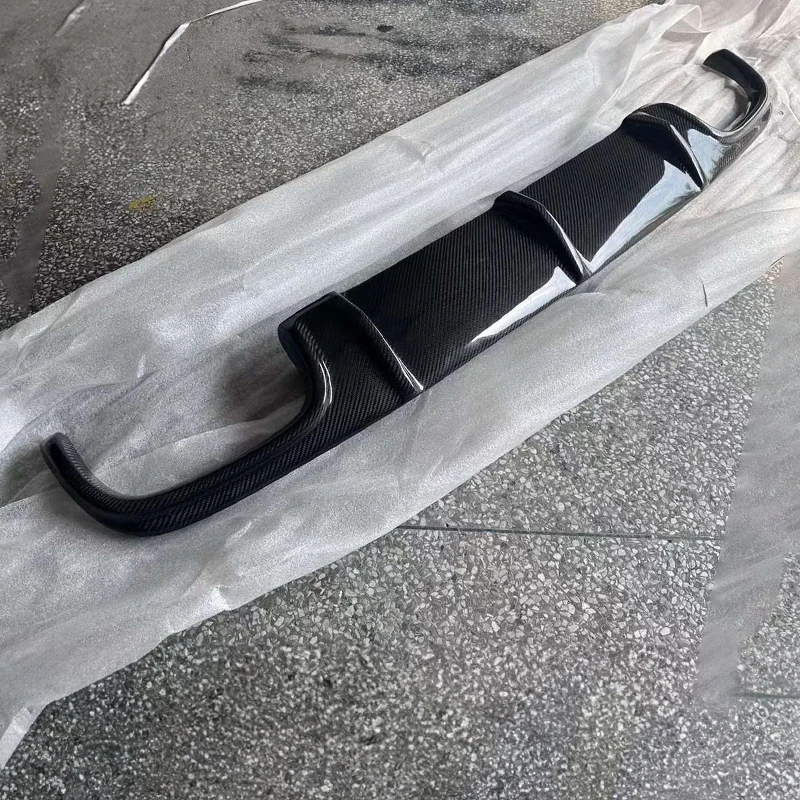 W211 Carbon Fibre Bodykit - Rear Bumper Diffuser Lip
