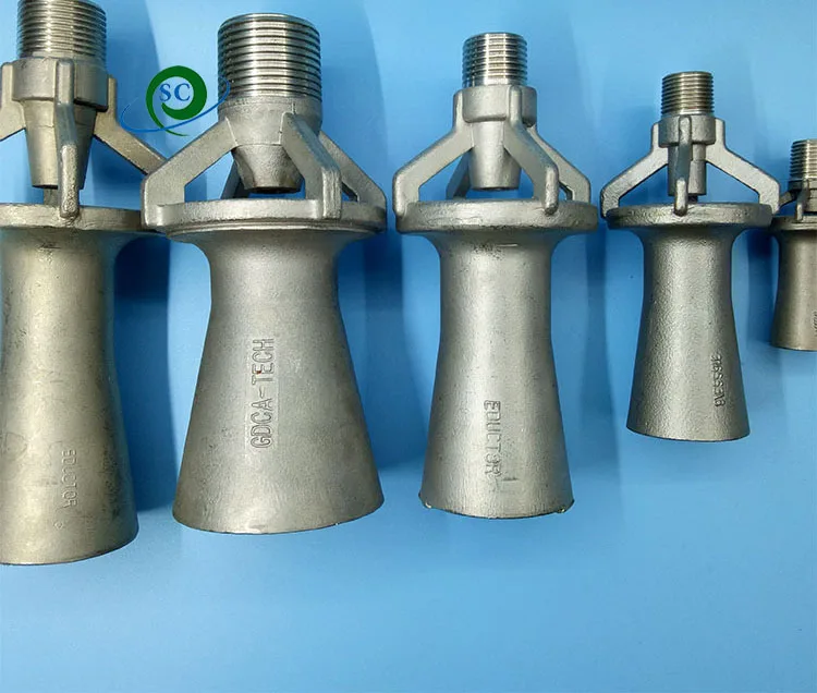 K Series Stainless Steel Mixing Ejector Nozzle for Chemical Mixing