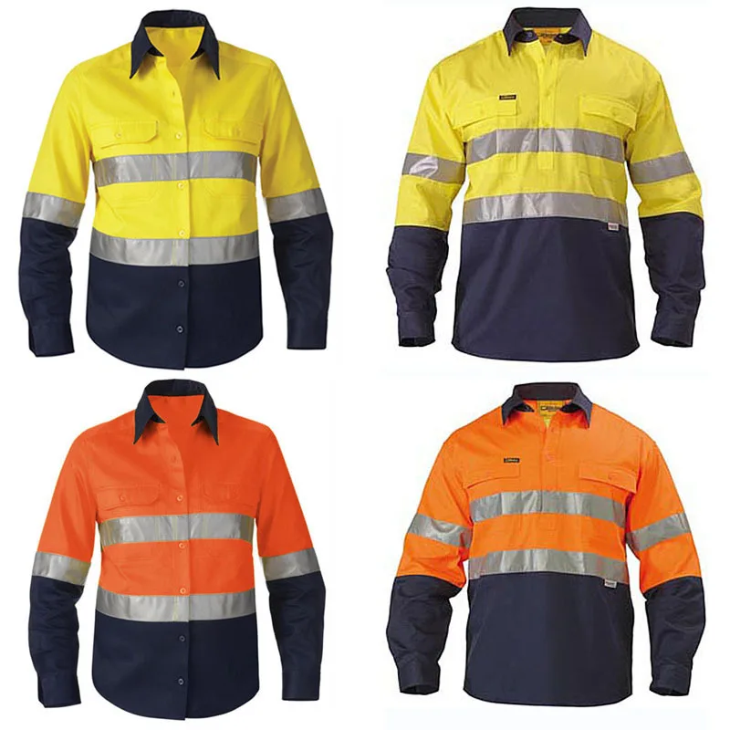 Wholesale Australia High Visibility Reflective Work Shirts