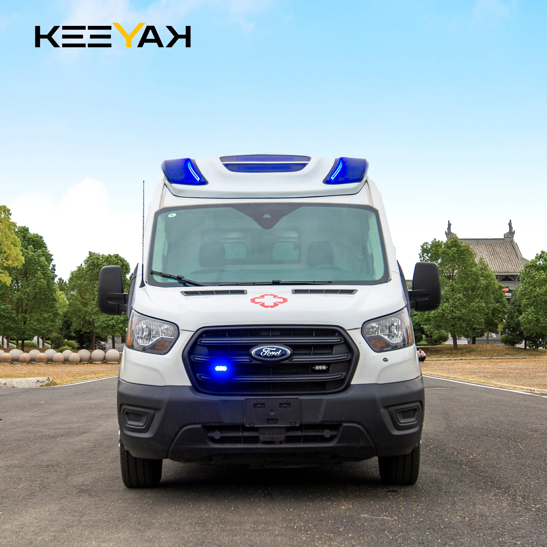 KEEYAK Ford 362 Euro Ambulance - Life-Saving Transfer Vehicle