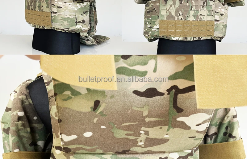 Outdoor Full Molle System Camo Armored Vest Quick Release 1000d ...
