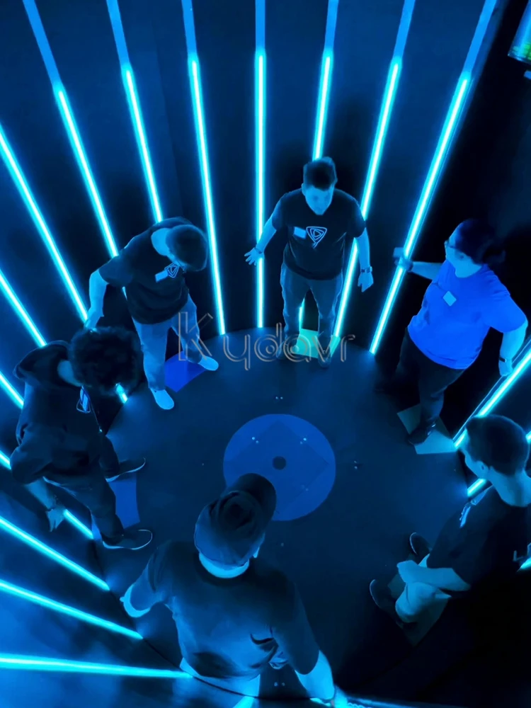 Kydavr Customizable Interactive Rolling Cylinder LED Floor Game for ...