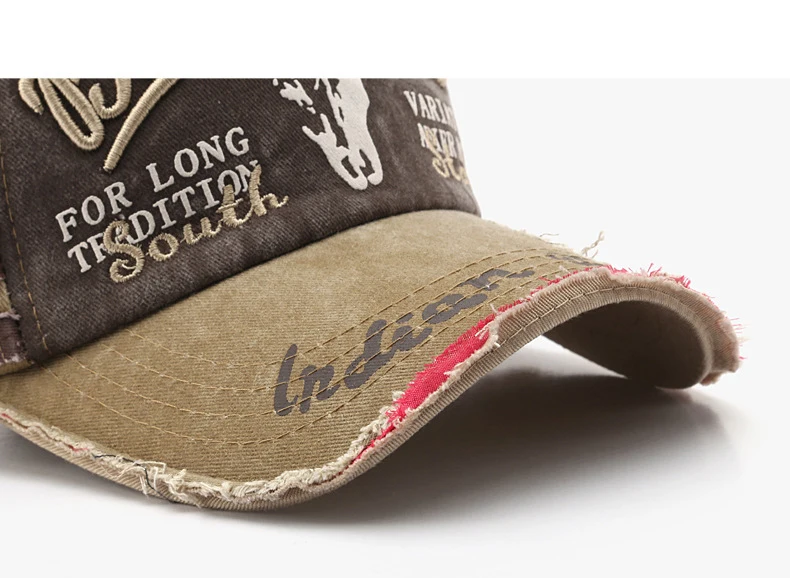 High Quality Unstructured Baseball Caps Custom Embroidery Logo Washed ...