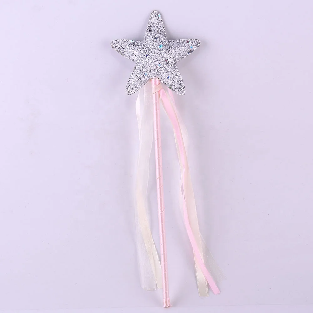 Magic Star Stick Princess Fairy Wand - Glitter & Star Power