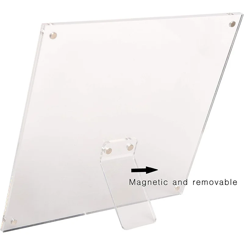 6-grid Photo Frame Transparent Acrylic Floating Photo Frame,Multi ...