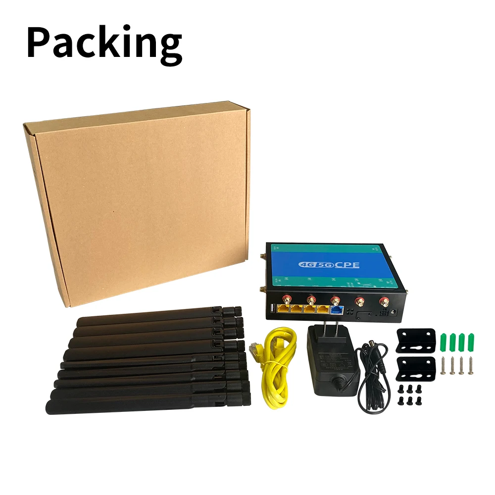 2024 High End 4g 5g Cpe Modem 5g Router Wifi6 Sim Card Gigabit Ports 5g ...